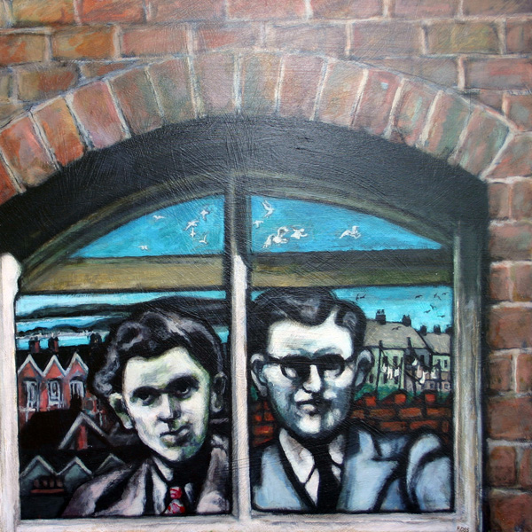 Dylan Thomas and Dad | Peter Ross – Artist